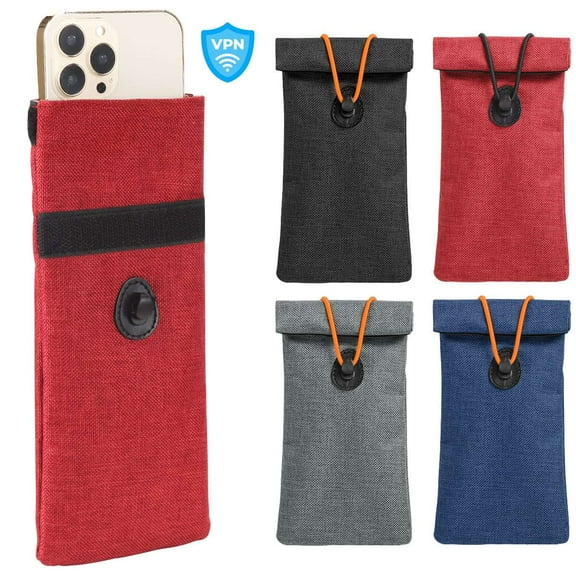 Faraday Bag Anti-Tracking GPS RFID Car Key Signal Blocker Wallet ...