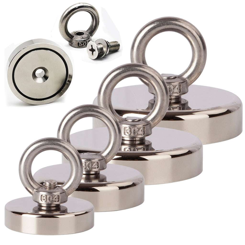 Spencer Fishing Magnet 450LB Pulling Force Strong Neodymium Rare Earth ...