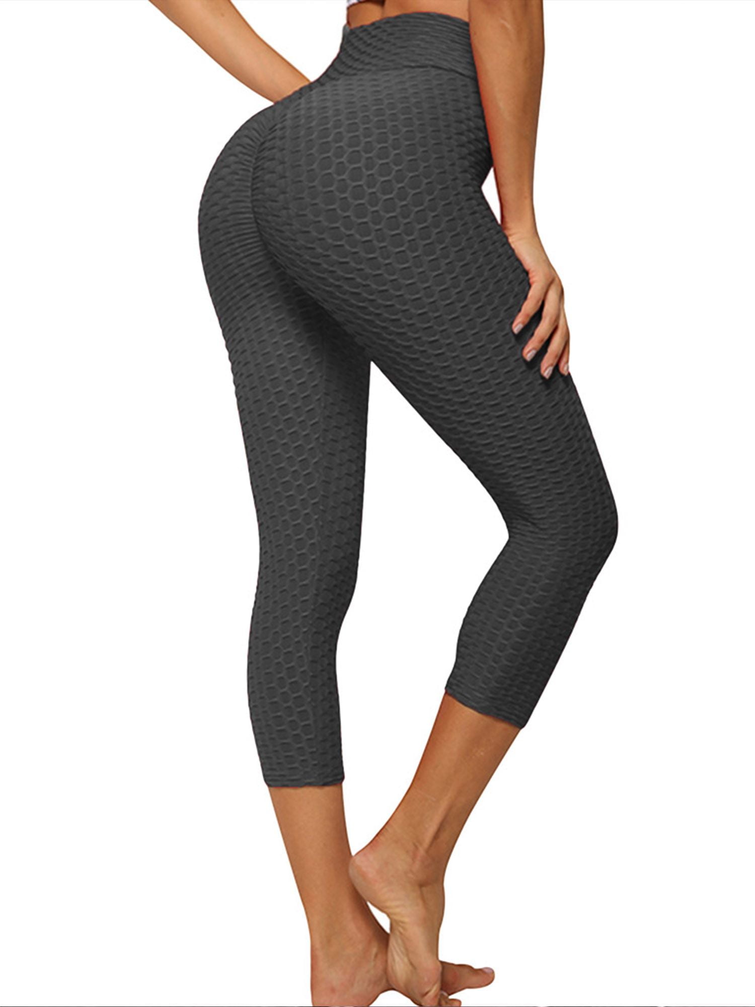 Spencer High Waist Capri Leggings For Women Ruched Butt Lifting