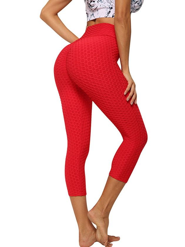 Spencer High Waist Capri Leggings For Women Ruched Butt Lifting