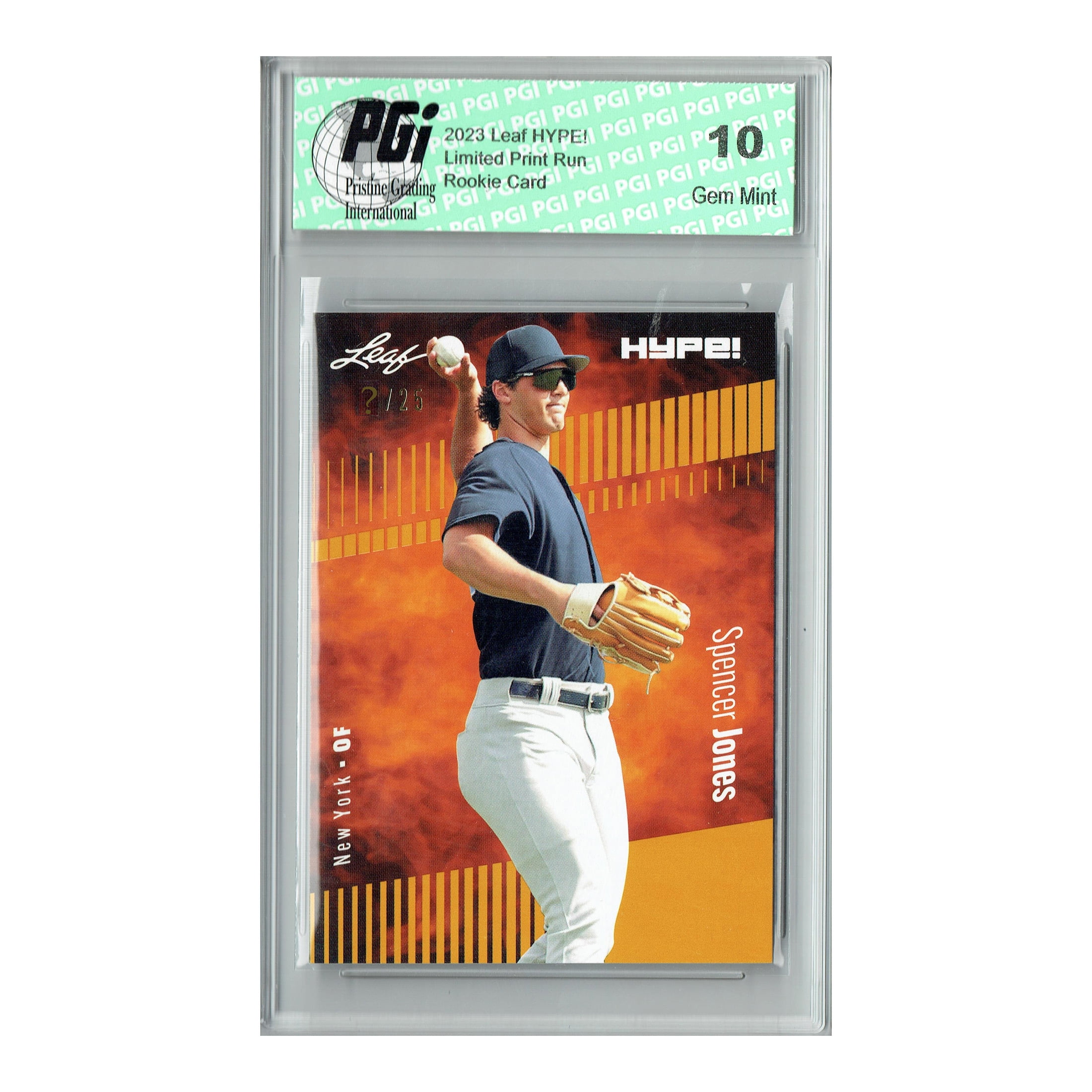 Spencer Jones 2023 Leaf HYPE! #136 Gold SP, Just 25 Made Rookie Card ...
