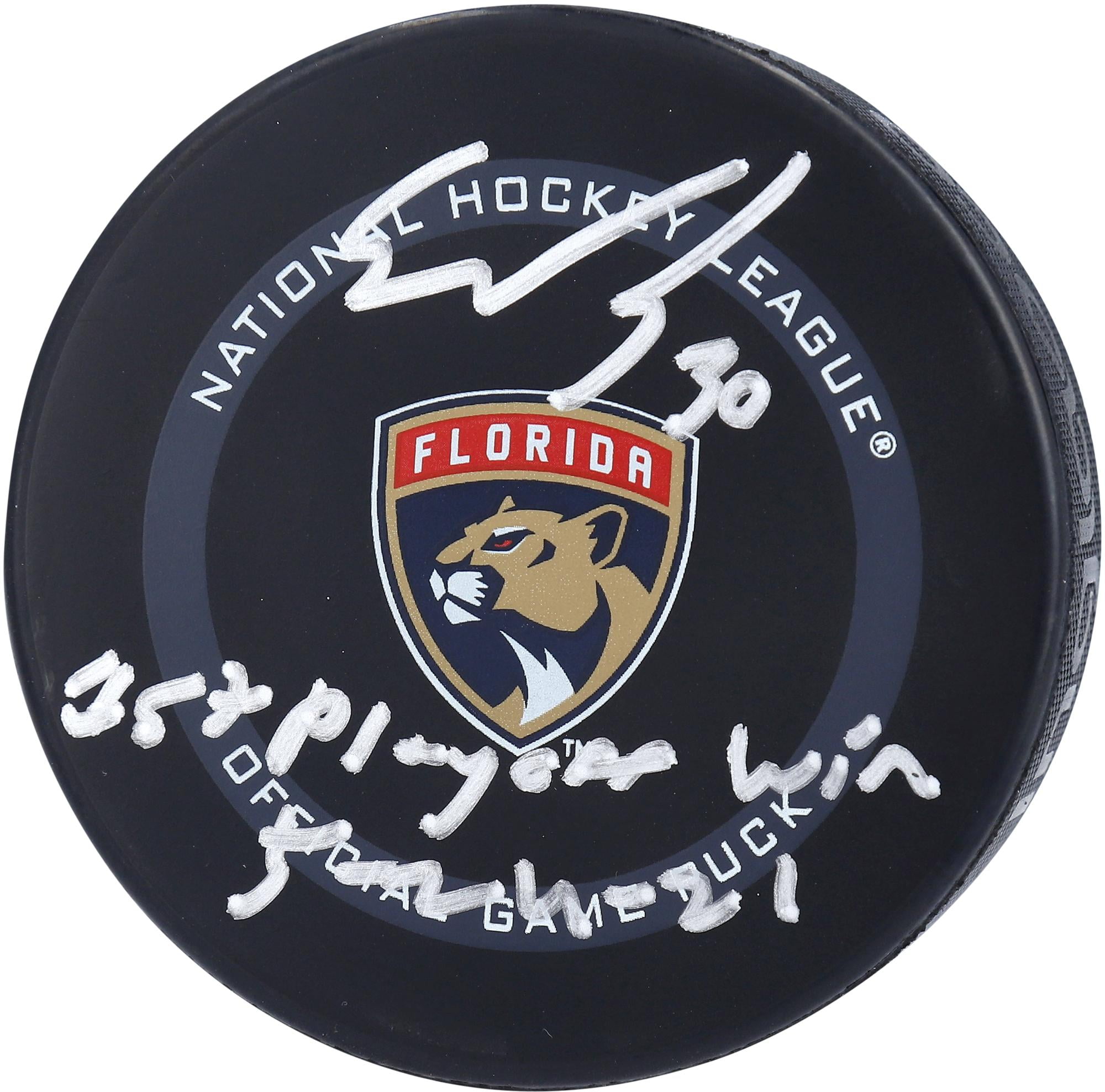 Spencer Knight Florida Panthers Autographed 2021 Model Official Game ...