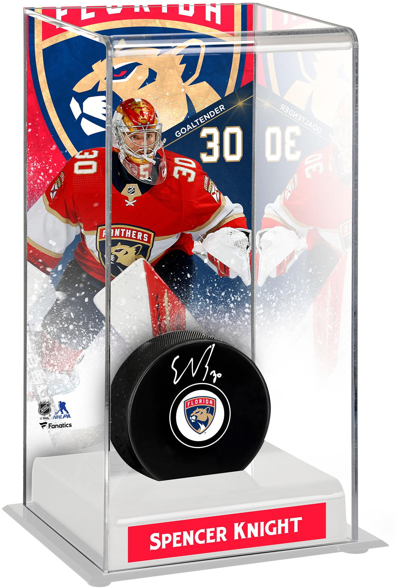 Spencer Knight Florida Panthers Deluxe Tall Hockey Puck Case - Walmart.com