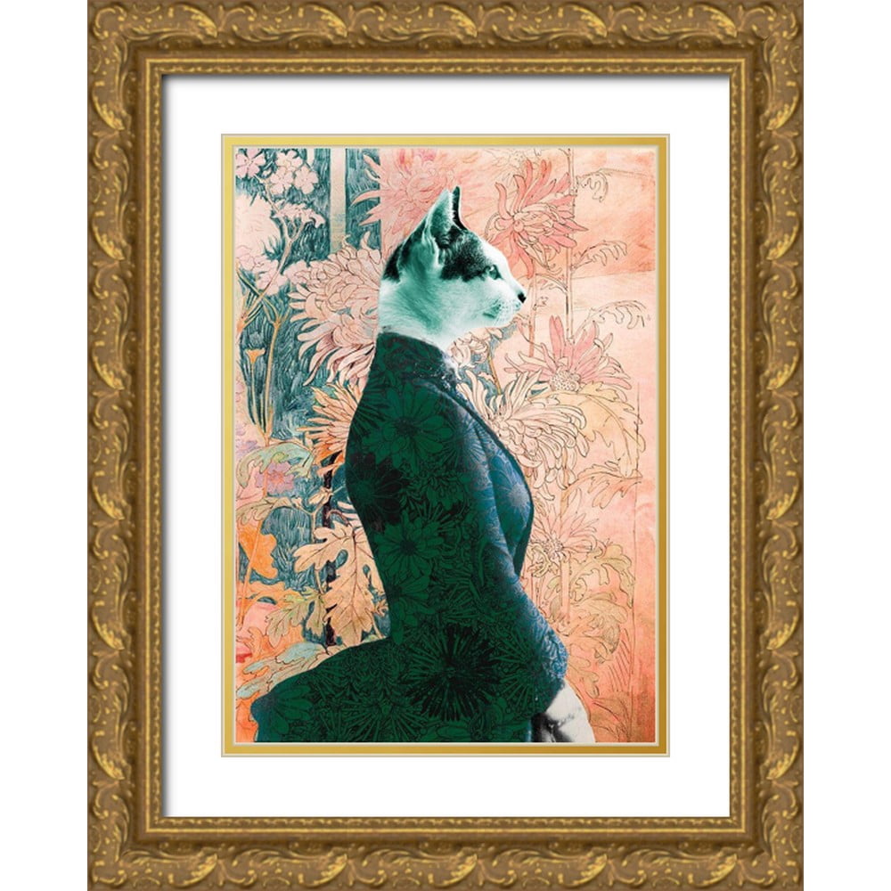 Spencer, Matt 11x14 Gold Ornate Wood Framed with Double Matting Museum ...