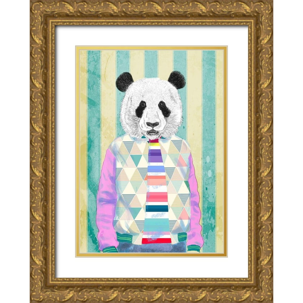 Spencer, Matt 24x32 Gold Ornate Wood Framed with Double Matting Museum ...