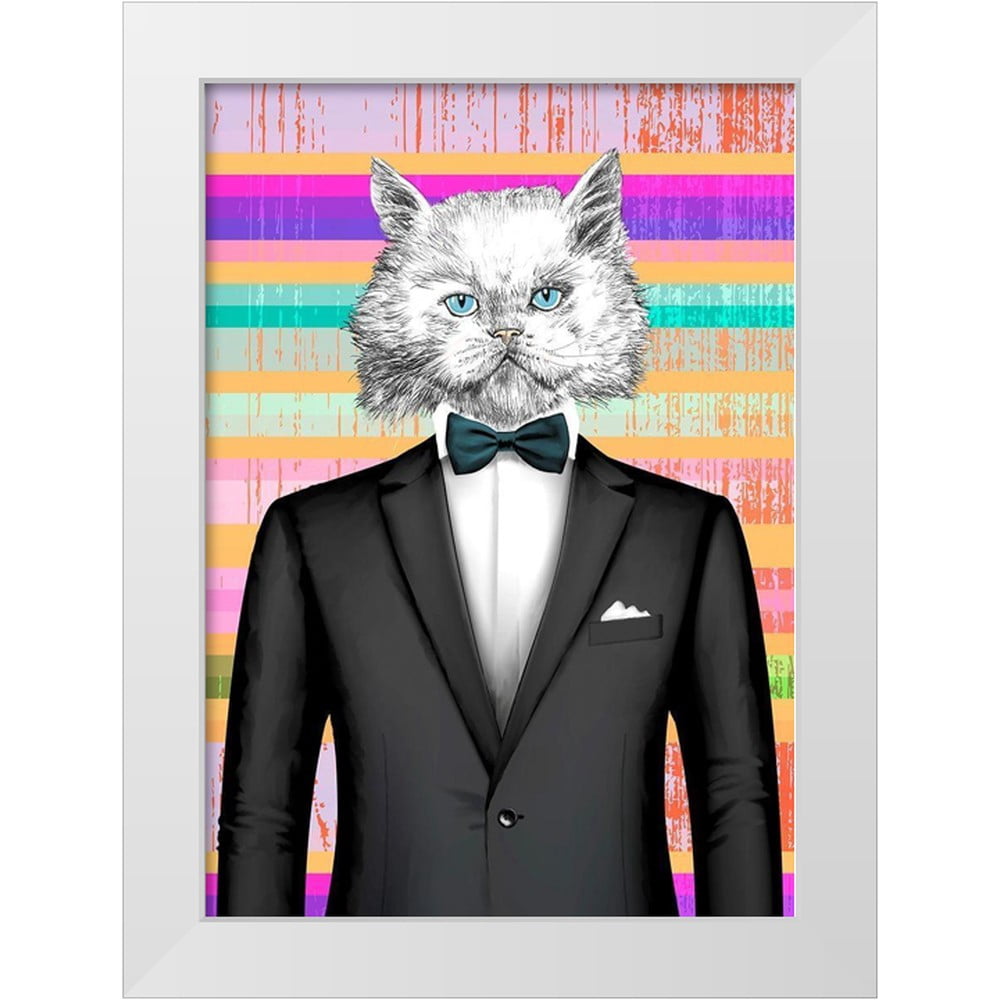 Spencer, Matt 24x32 White Modern Wood Framed Museum Art Print Titled ...