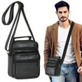 Spencer Mens Genuine Leather Handbag Shoulder Bag Waterproof Crossbody ...