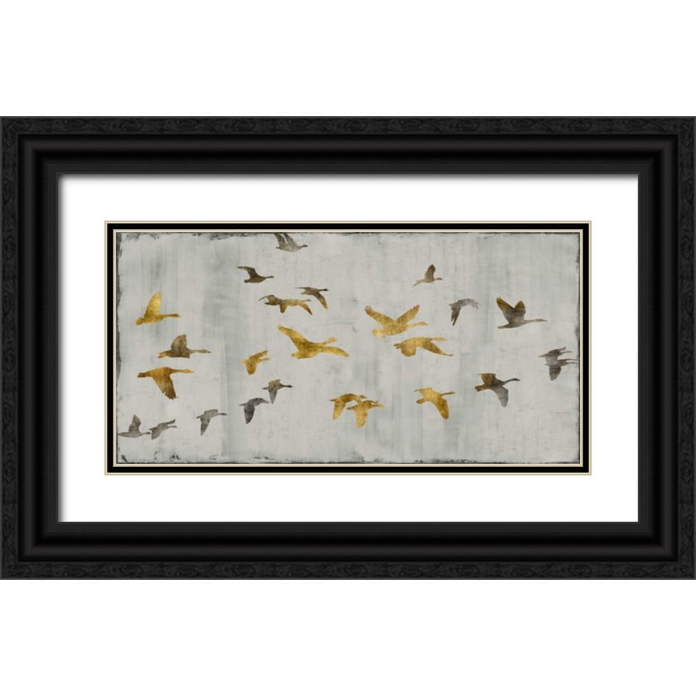Spencer, Nick 24x14 Black Ornate Wood Framed with Double Matting Museum ...