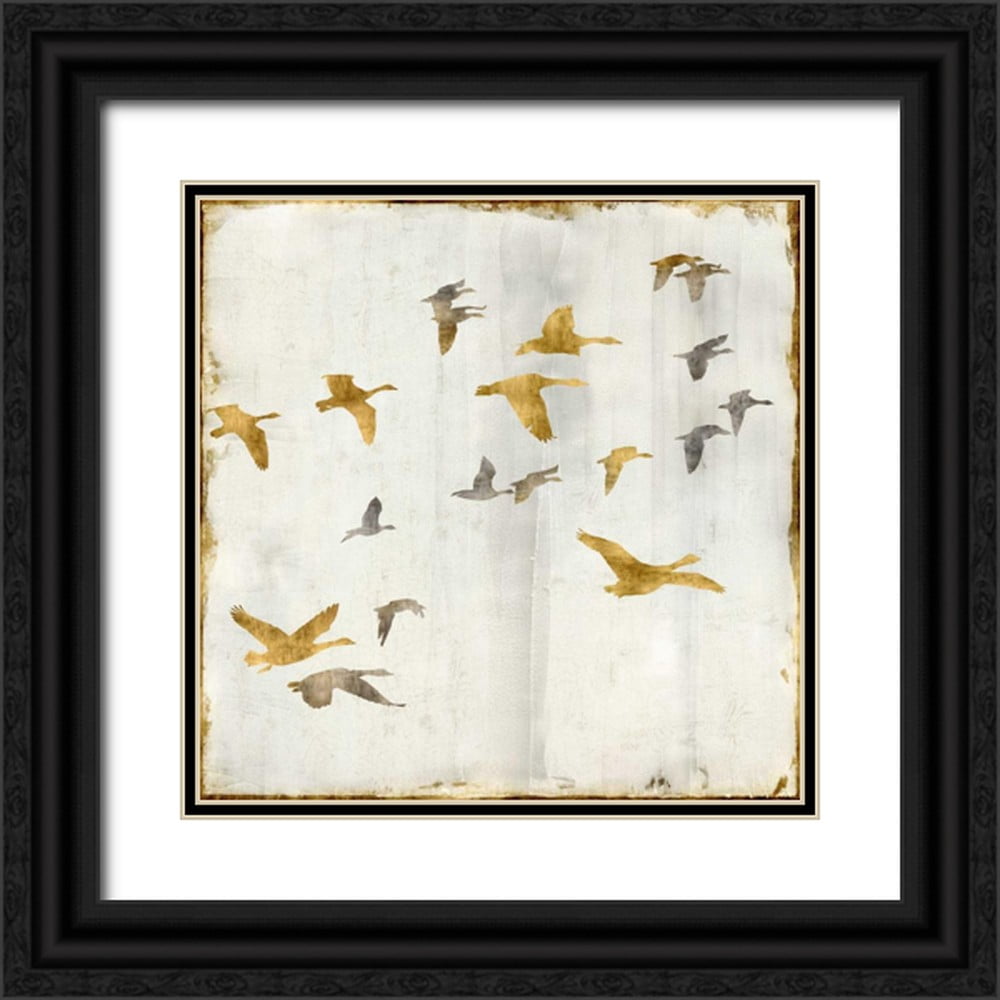 Spencer, Nick 26x26 Black Ornate Wood Framed with Double Matting Museum ...