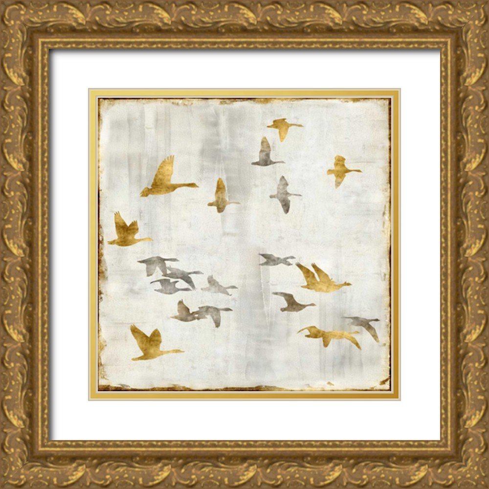 Spencer, Nick 26x26 Gold Ornate Wood Framed with Double Matting Museum ...