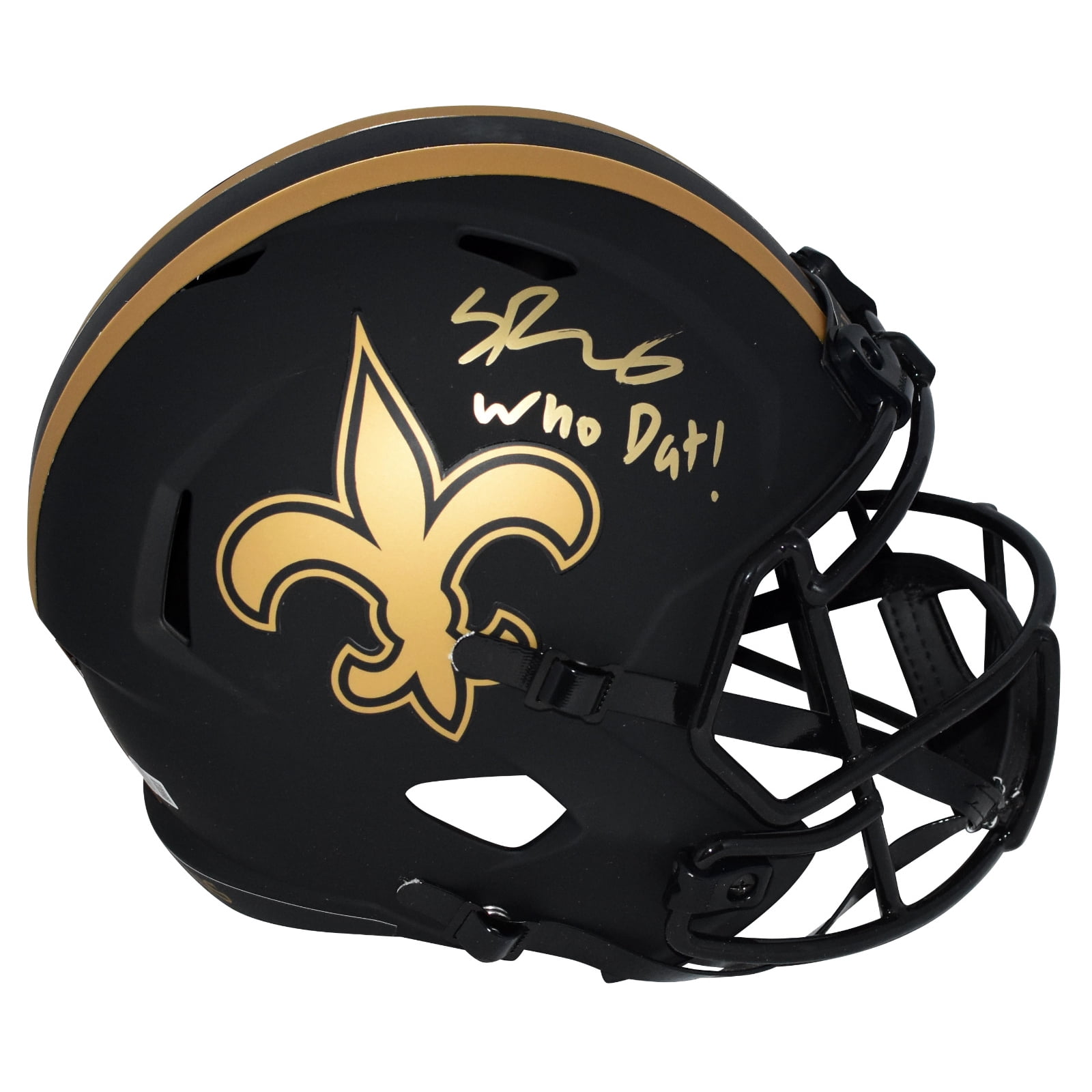 Spencer Rattler Signed New Orleans Saints Eclipse Full Size Speed ...
