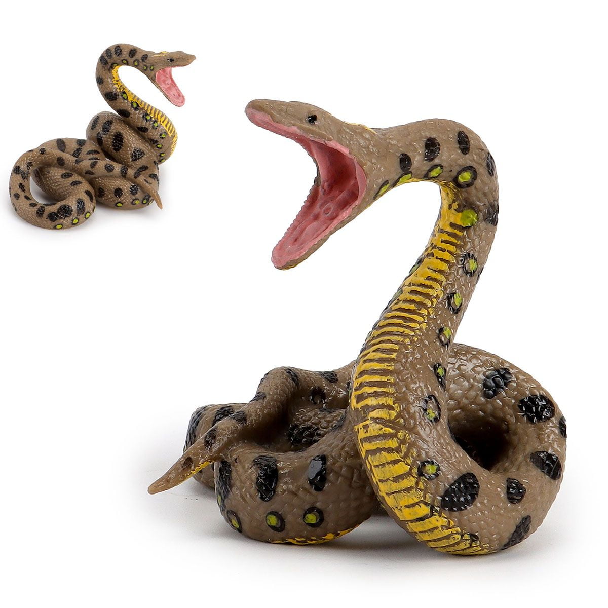 Spencer Small Realistic Fake Snake, Lifelike Rubber Toy, Scary Prank ...