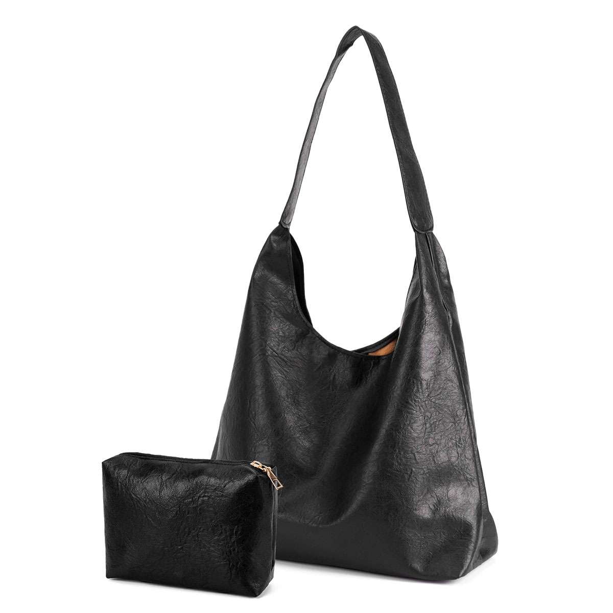 Spencer Retro PU Bags for Women Tote Bag with Purse Slouchy Bag Hobo ...