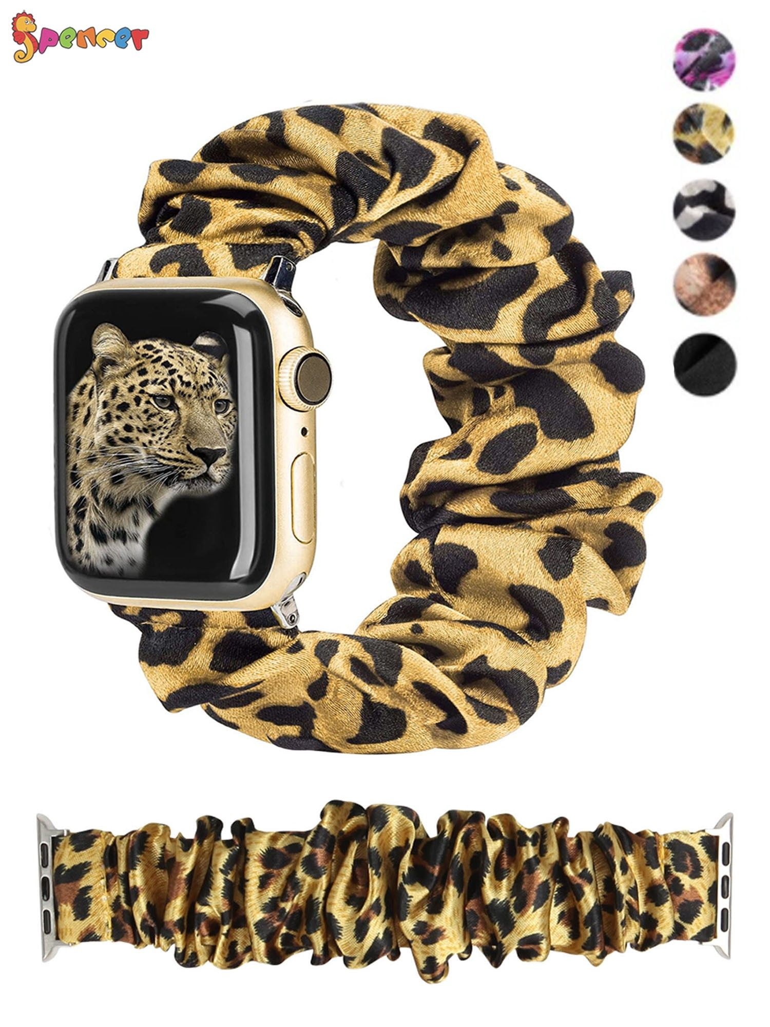Spencer Scrunchie Watch Band Compatible for Apple Watch Band 38mm 40mm ...