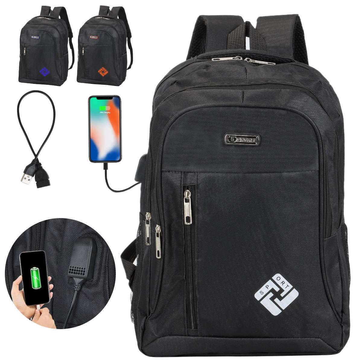Spencer Travel Laptop Backpack for Men Women, Extra Large Business ...