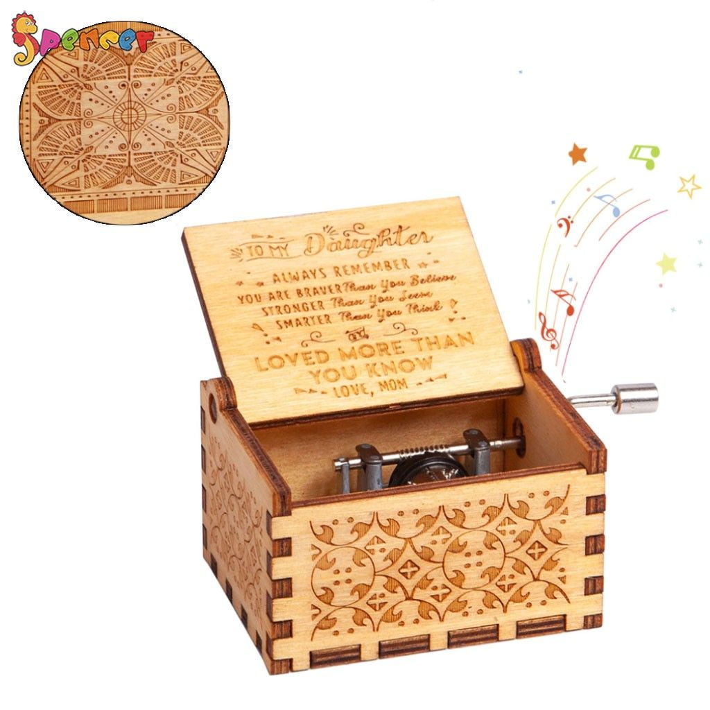 Spencer Vintage Wooden Theme Song Music Box - Walmart.com