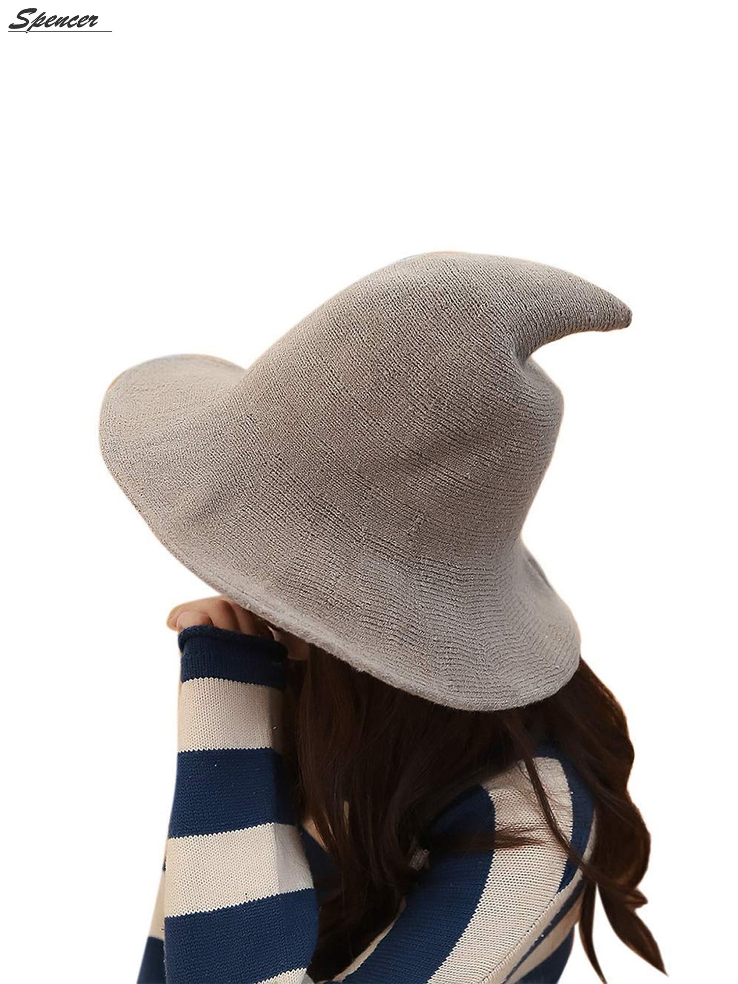 Spencer Winter Halloween Steeple Wool Big Brimmed Pointed Witch Hats ...