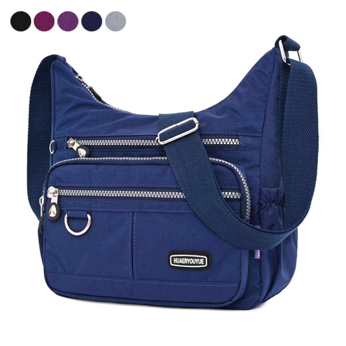 Spencer Women Crossbody Handbag Waterproof Nylon Handbag Purse Bag ...