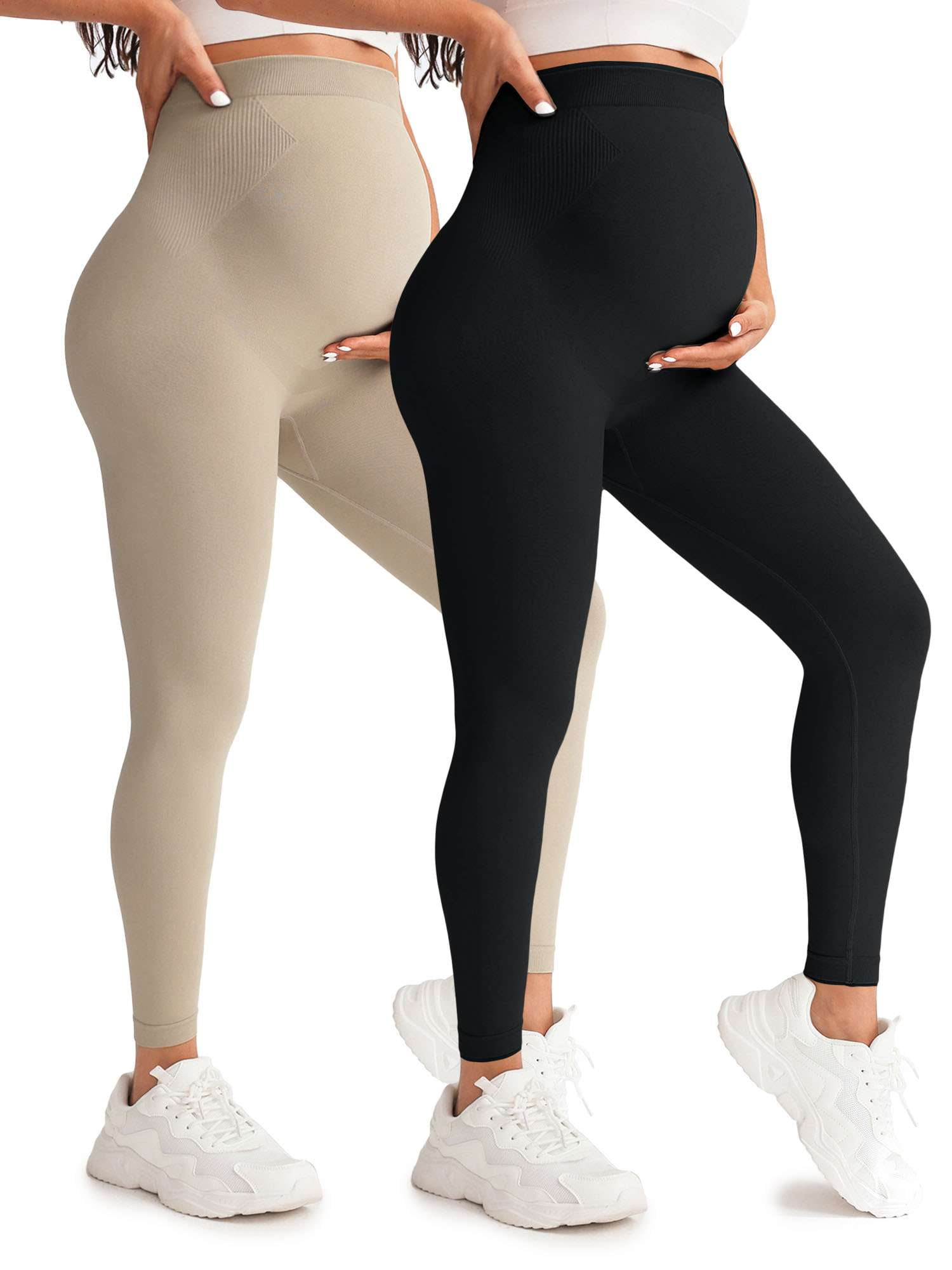 Spencer Women's Maternity Leggings Casual Pregnancy Pants Clothes over ...