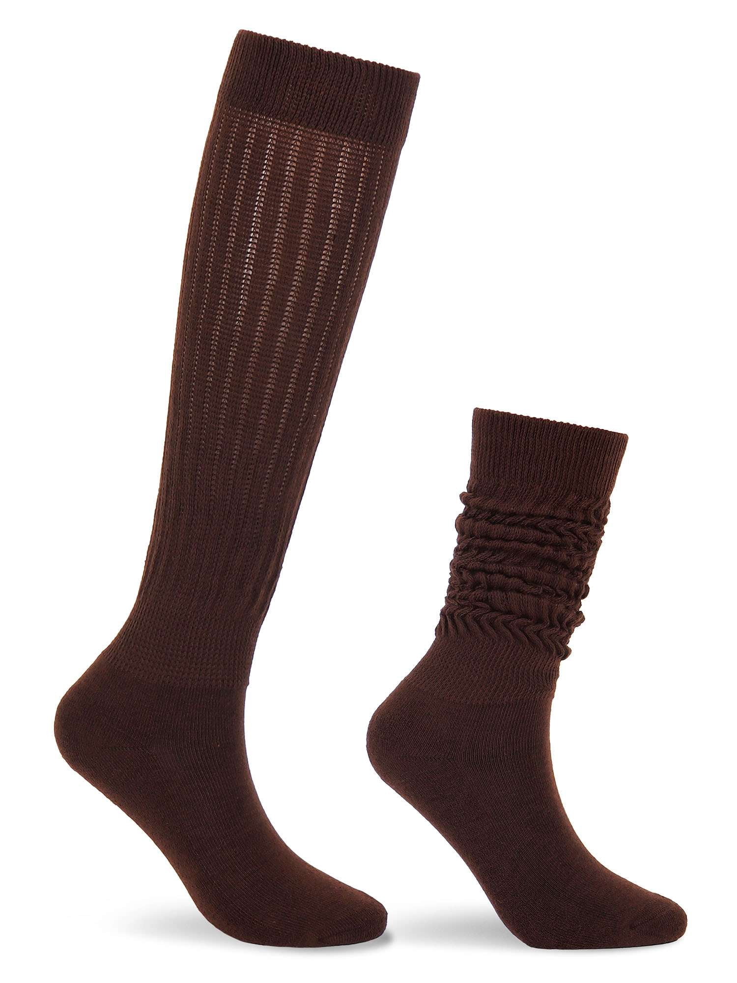 Spencer Women's Slouch Socks Knit Extra Long Scrunch Knee High Sock Leg ...