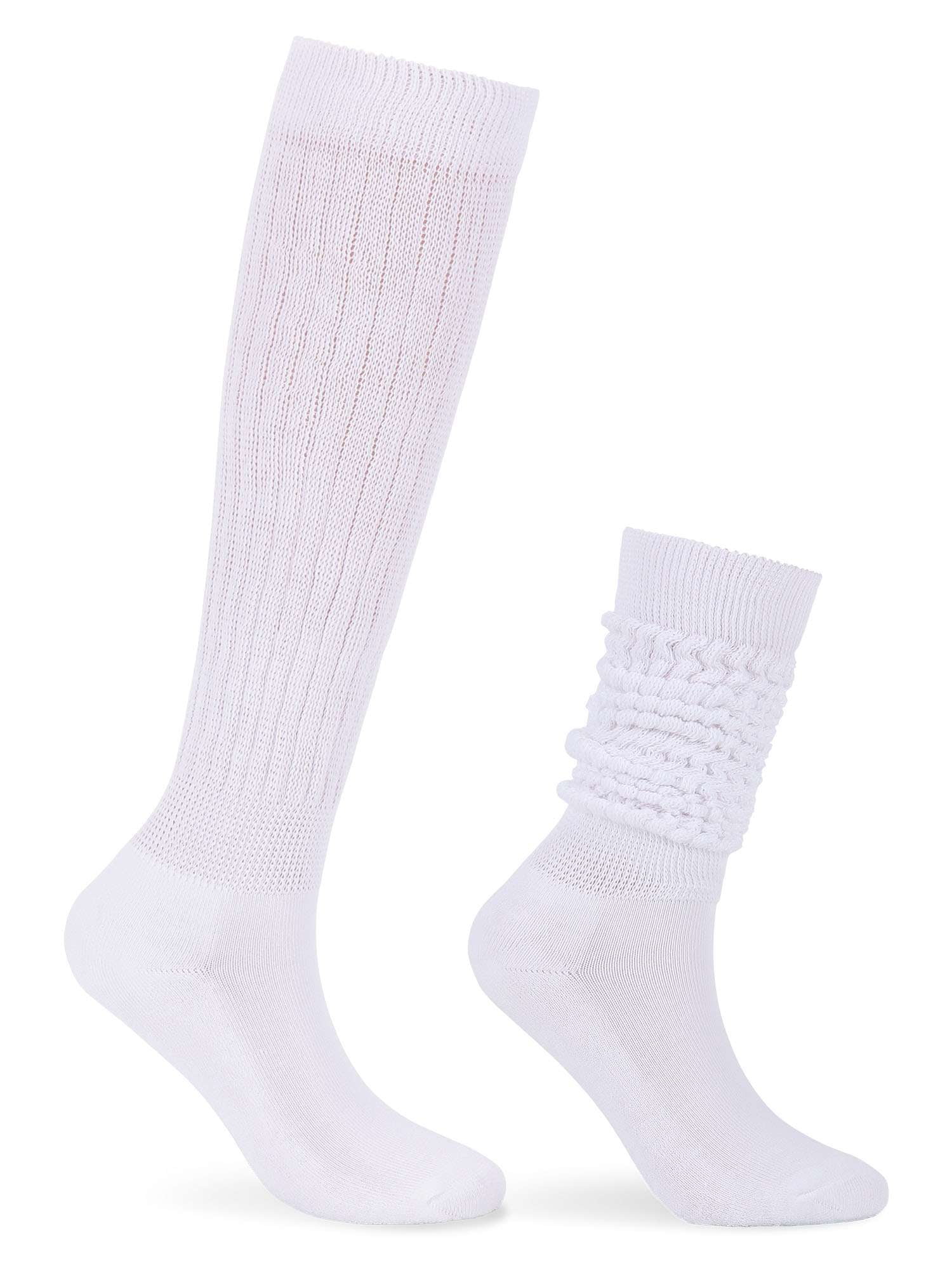 Spencer Women's Slouch Socks Knit Extra Long Scrunch Knee High Sock Leg ...