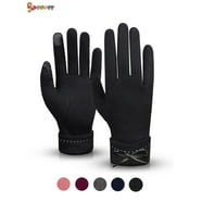 REDESS Women's Winter Warm Gloves, Full Finger Gloves with Sensitive Touch Screen Texting ...