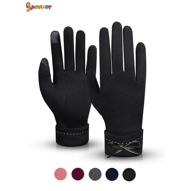 Spencer Women's Winter Gloves Touchscreen Texting Fleece Lined Warm Glove Elastic Cuff Windproof ...