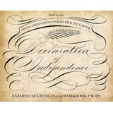 Spencerian Penmanship Practice Book : The Declaration of Independence ...