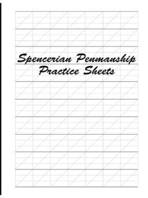 Spencerian Penmanship Practice Sheets : Cursive Style Handwriting ...