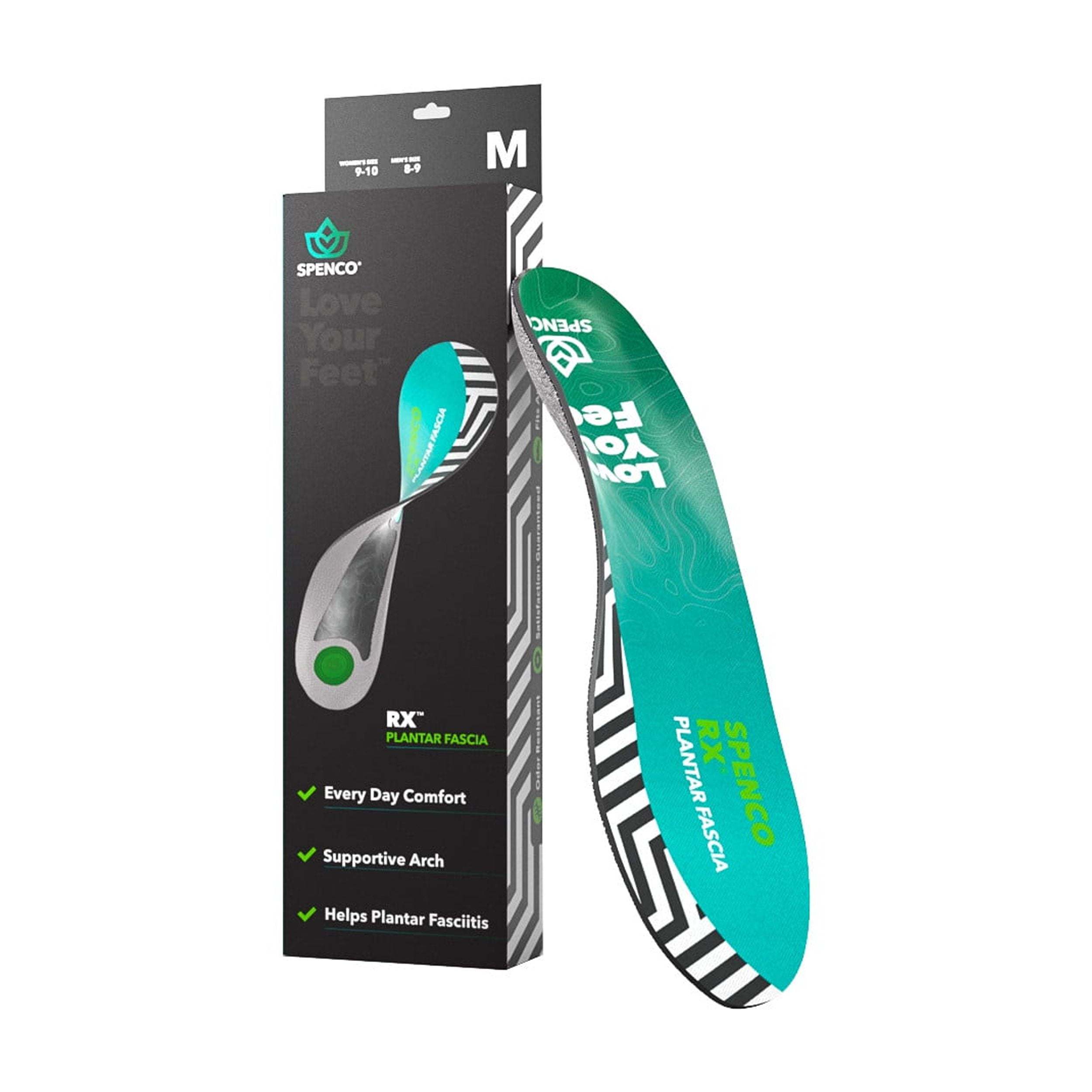 Spenco Full Length Plantar Fascia Insole Women's 5-11 HSA/FSA Eligible ...