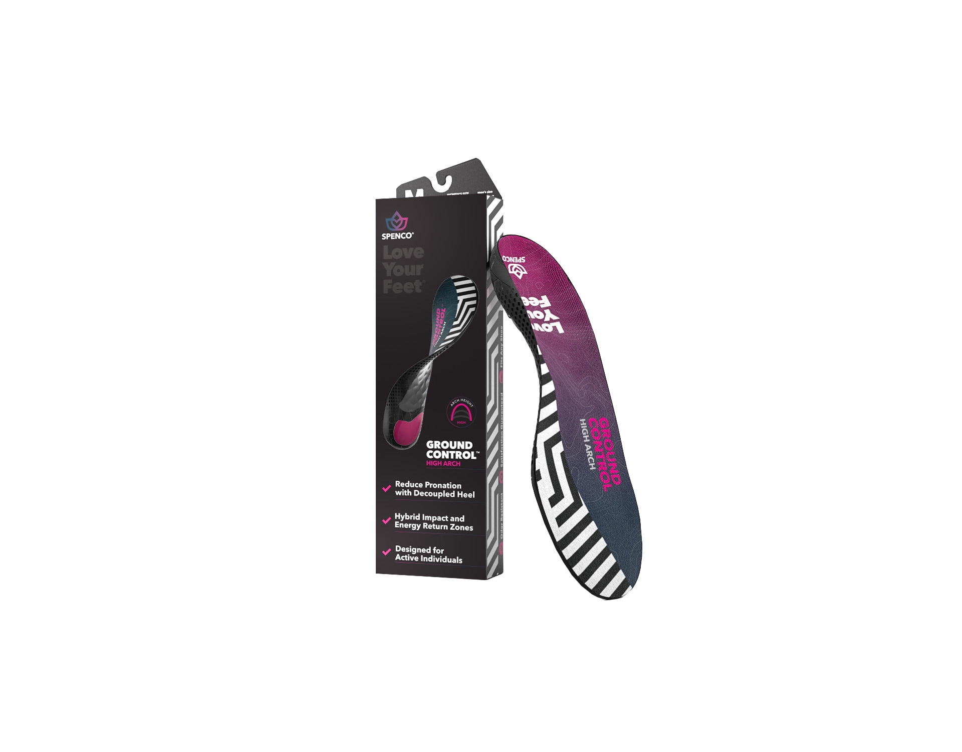 Spenco Ground Control High Arch Insole - Walmart.com