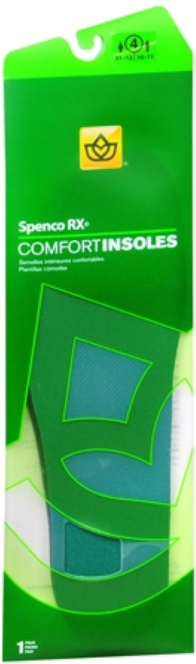Spenco RX Comfort Insoles #4 1 Pair (Pack of 3) - Walmart.com