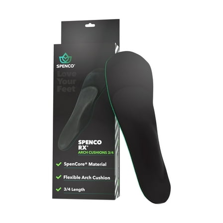 Spenco Rx Arch Support Insoles, 3/4 Length, Adjustable Orthotic, Men ...
