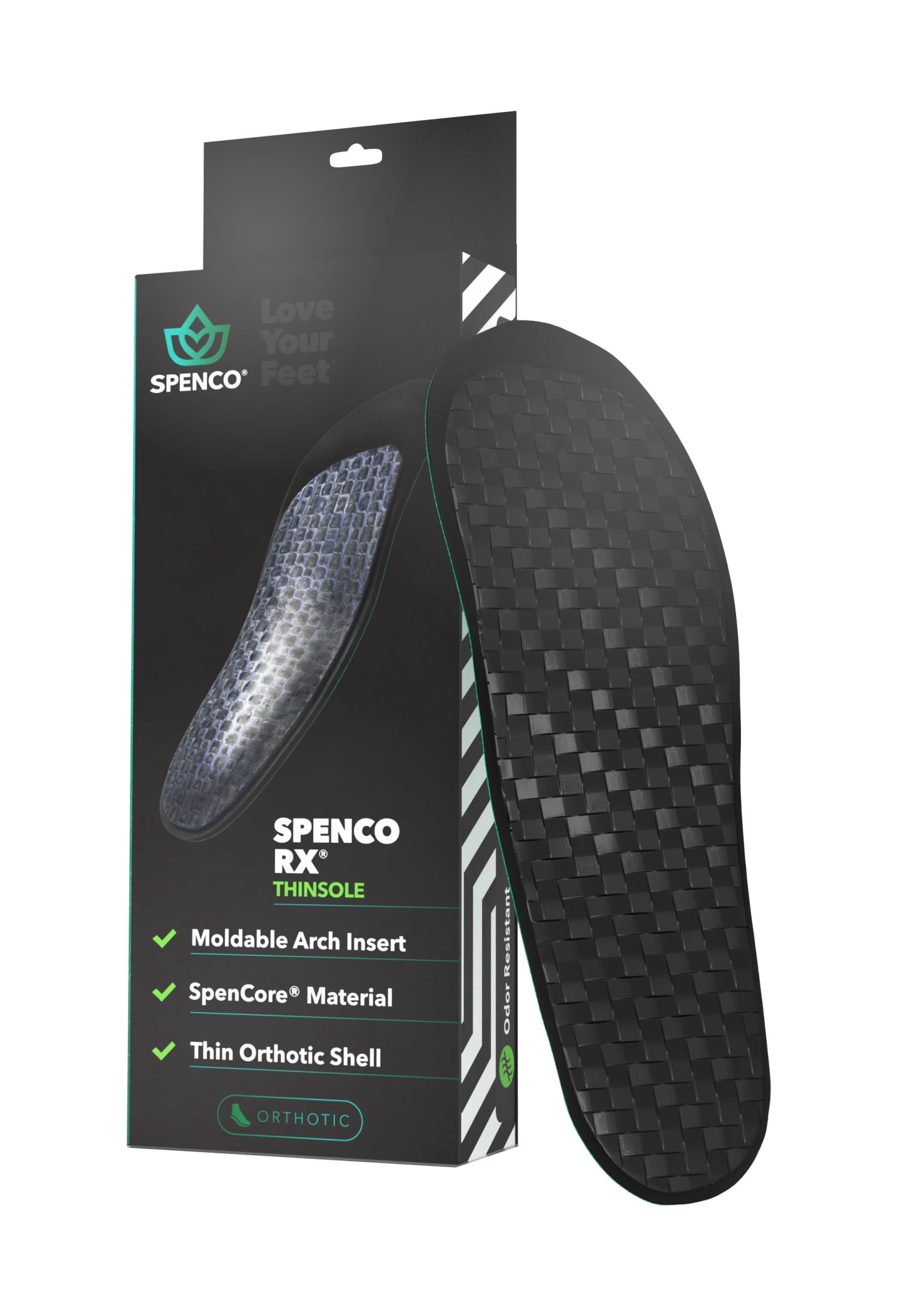 Spenco RX Thinsole 3/4 Length Insole HSA/FSA Eligible - Walmart.com