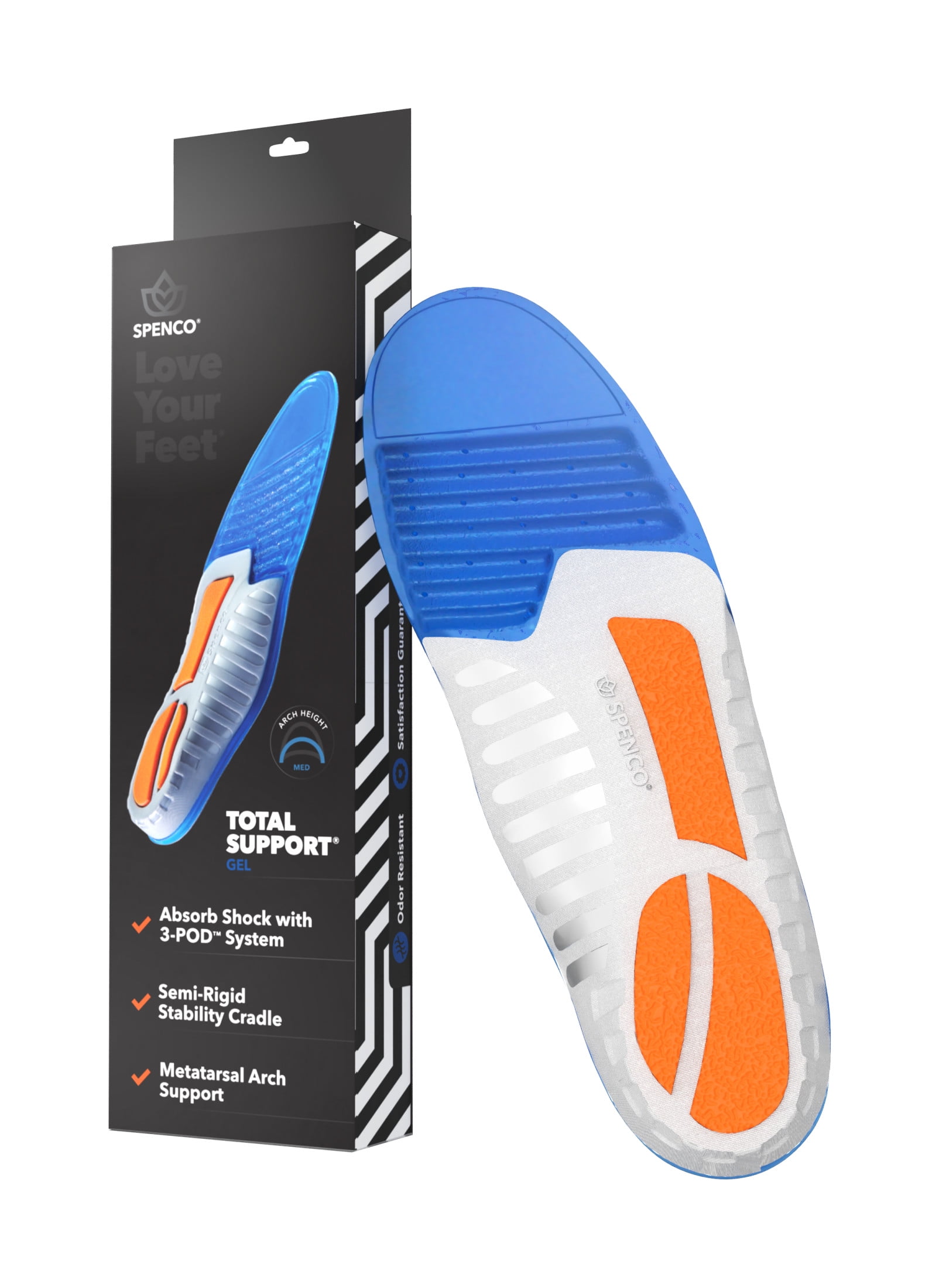 Spenco Total Support Gel Insole - Walmart.com