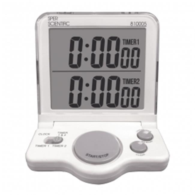 Sper Scientific 810005 White Large Display Timer - Walmart.com