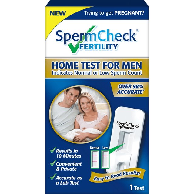 SpermCheck At-Home Men’s Fertility Test Kit for Sperm Count Detection ...