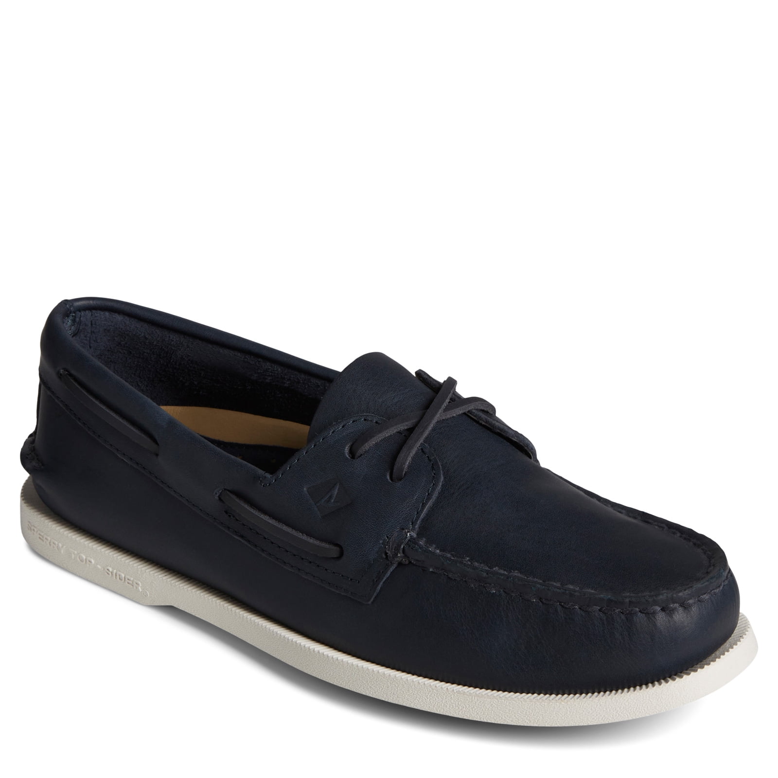 Sperry Men's Authentic Original 2-Eye Seasonal Boat Shoe, Navy PRE-Worn ...