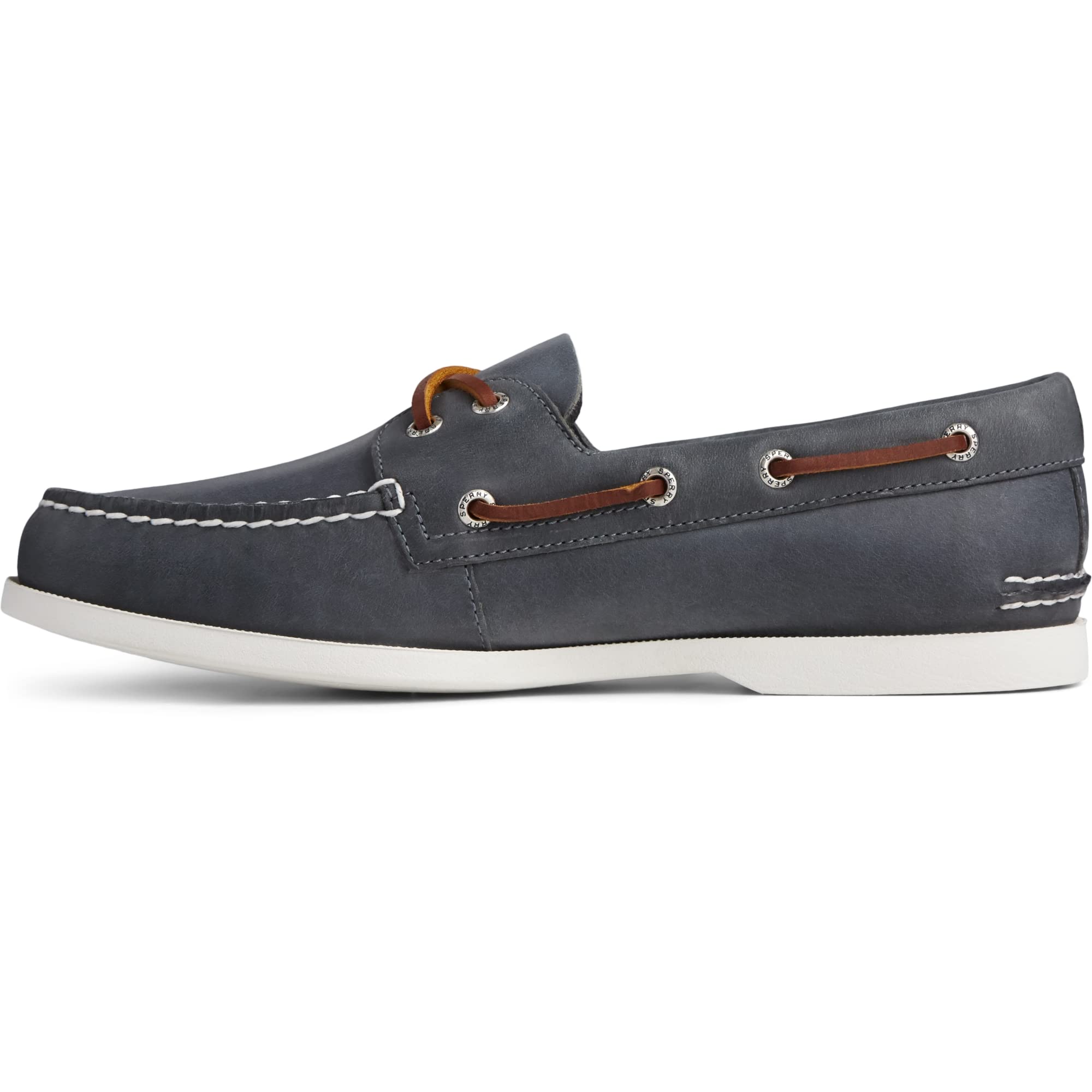Sperry Men's Authentic Original Plushwave Boat Shoe, Navy, 11.5 M US ...