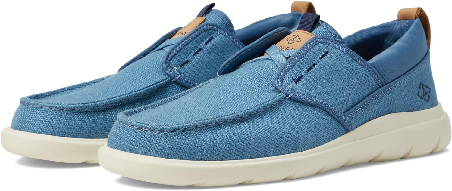 Sperry Men's Captain's Moc Boat Seacycled Shoe Blue Baja 9.5M - Walmart.com