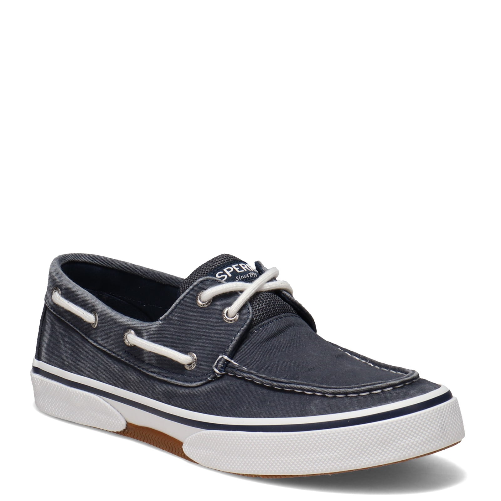 Sperry Men's, Halyard Boat Shoe Navy Twill 8.5 M - Walmart.com
