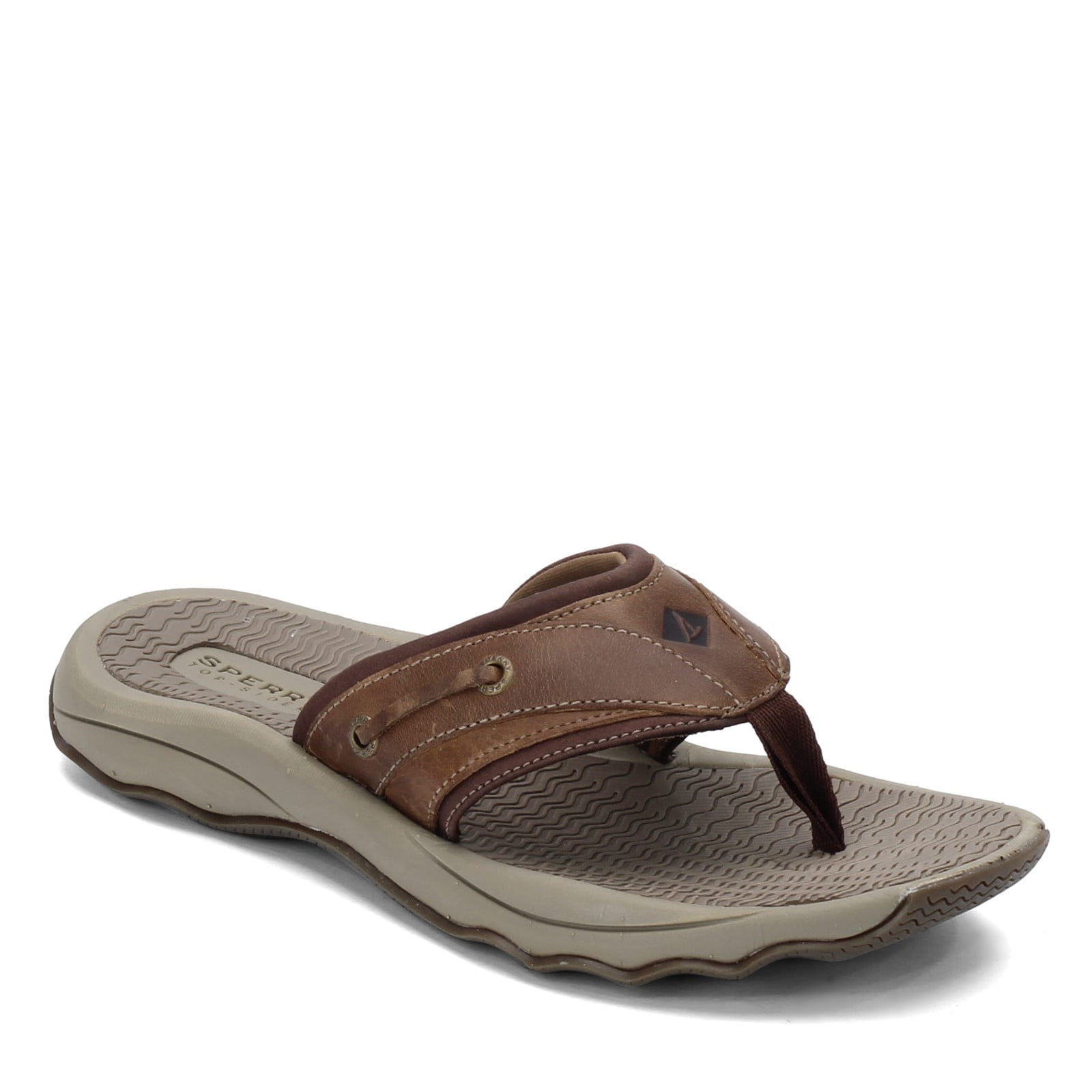 Sperry Men's, Outer Banks Thong Sandals Brown Chocolate 13 M - Walmart.com