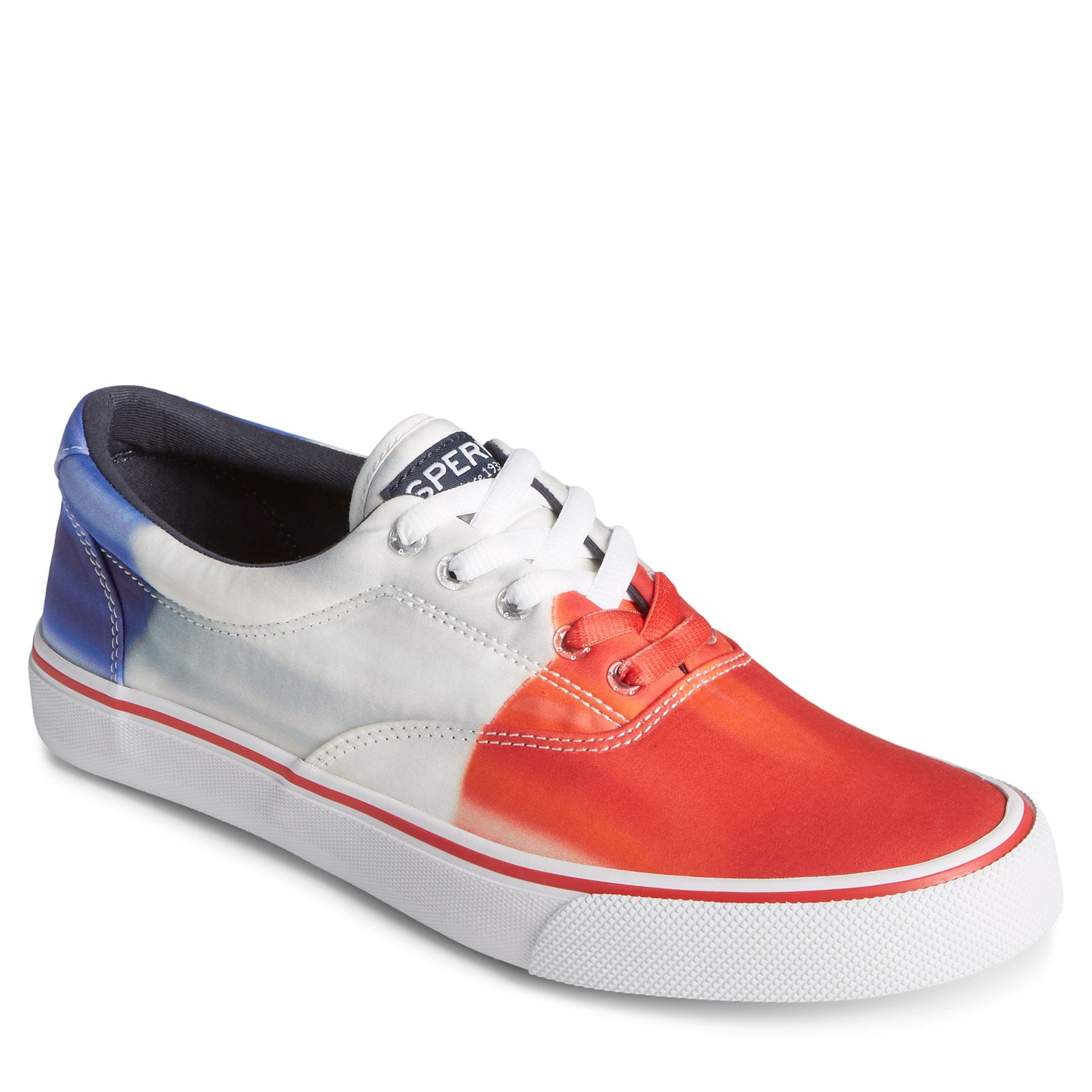 Sperry Men's Striper II CVO Nautical Sneaker, Firecracker, 8 - Walmart.com