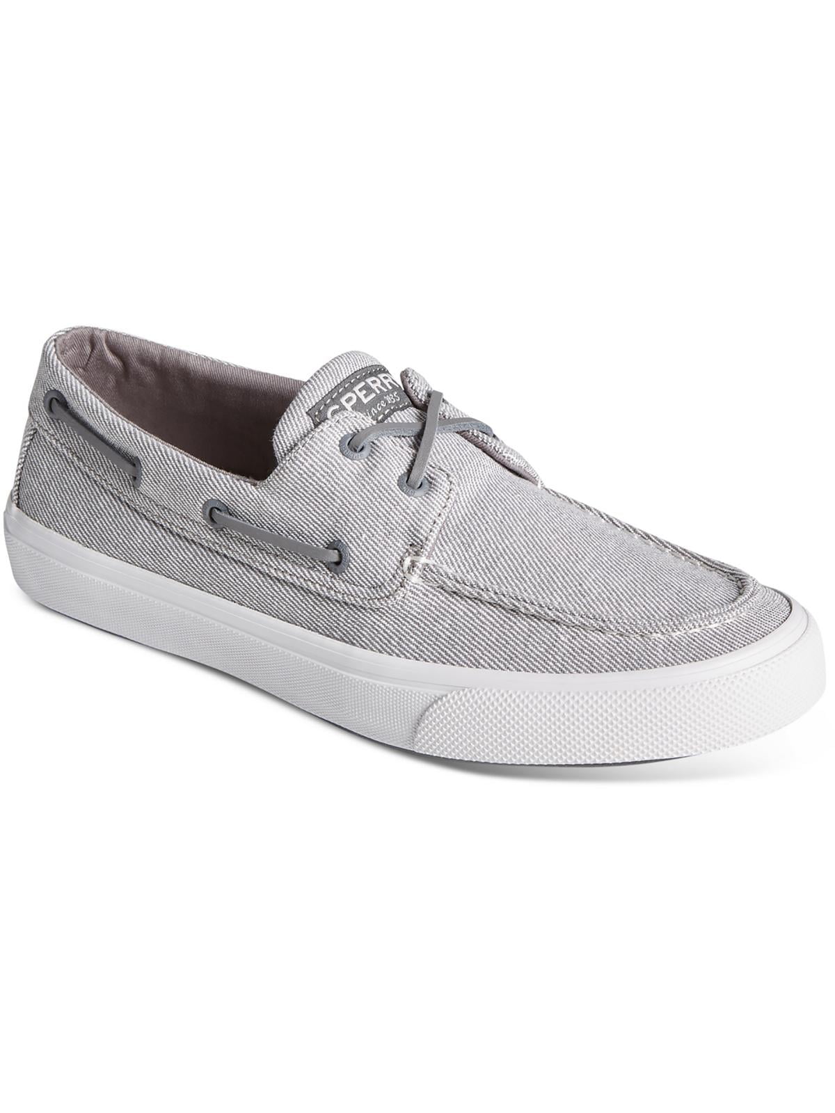 Sperry Mens Bahama Washed Canvas Lace-Up Boat Shoes - Walmart.com