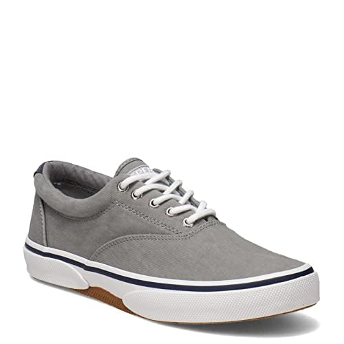 Sperry Mens Halyard CVO Canvas Sneaker - Grey Corduroy - 8 - Walmart.com