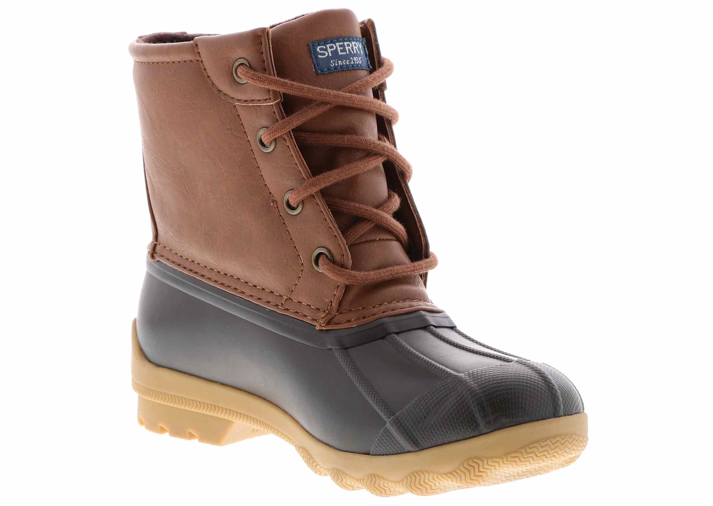 Sperry Port Boot Boys' Weather Boot Brown - Walmart.com