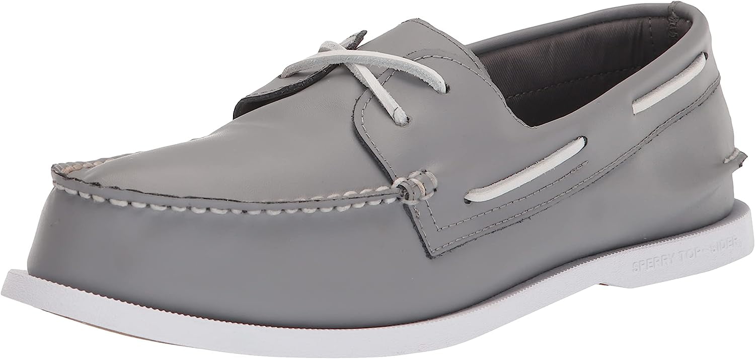 Sperry Top-Sider A/O 2-Eye Seacycled Grey 14M - Walmart.com
