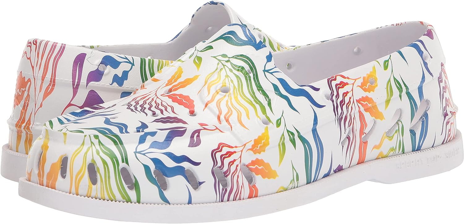 Sperry Top-Sider A/O Float Pride White Multi 10M - Walmart.com