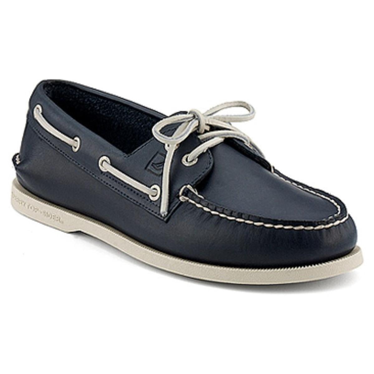 Sperry Top-Sider A/O 2-Eye, Slip Deck Classic Men's Navy Boat Shoes ...