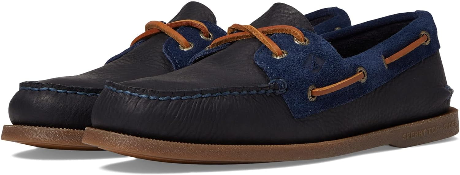 Sperry Top-Sider Gold Authentic Original 2-Eye Seasonal Navy 11M ...